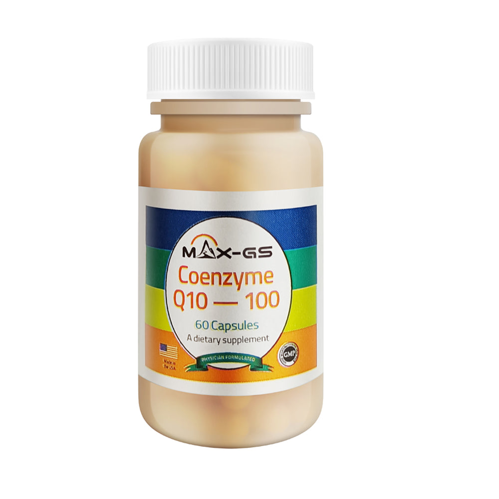 MAX-GS Coenzyme Q10 100mg 60 Caps 辅酶Q10-100毫克 60粒